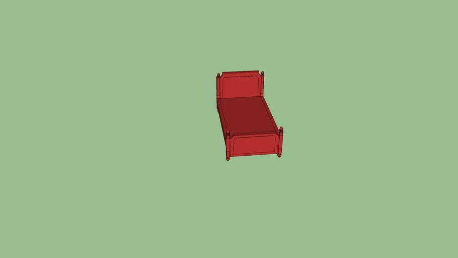 single bed | 3D Warehouse