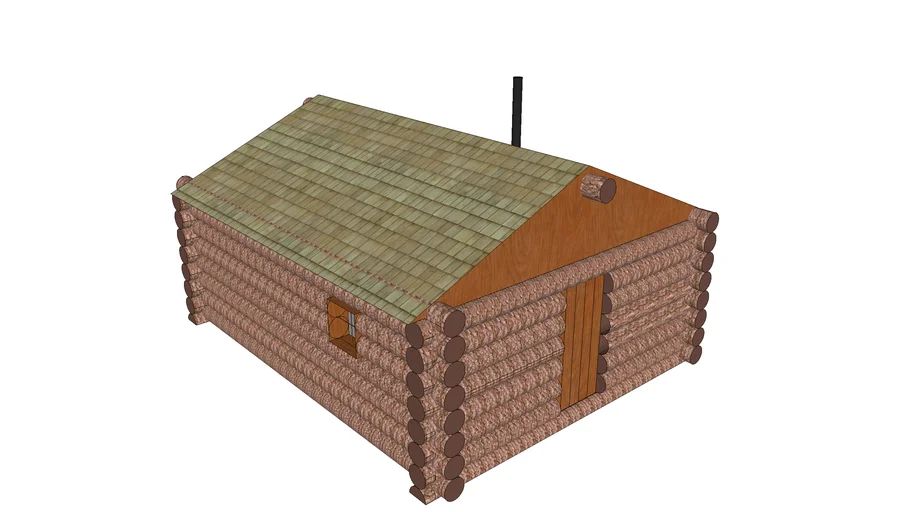 Log Cabin | 3D Warehouse