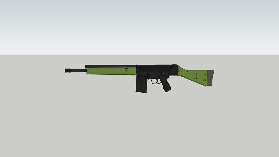 HK G3 ASSAULT RIFLE | 3D Warehouse