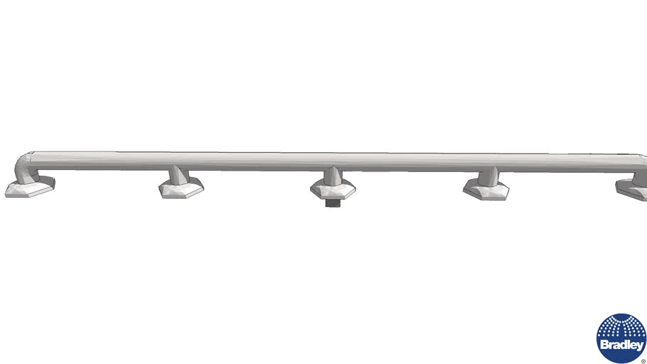 ADA Accessible Grab Bar_Bariatric | 3D Warehouse