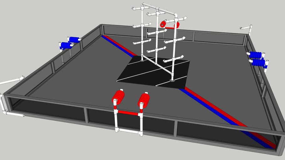 2012-2013 First Tech Challenge Competition Field: 'Ring It Up!' | 3D ...