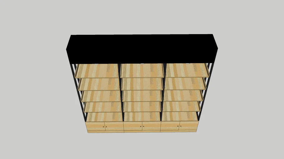 Display cabinet | 3D Warehouse