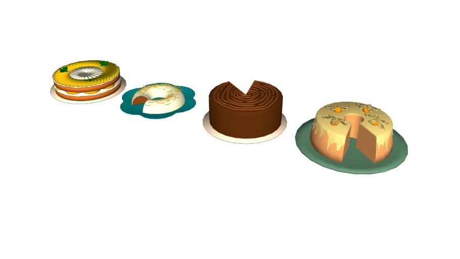 Tortas / Cakes | 3D Warehouse