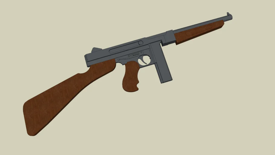 Thompson SMG M1A1 | 3D Warehouse