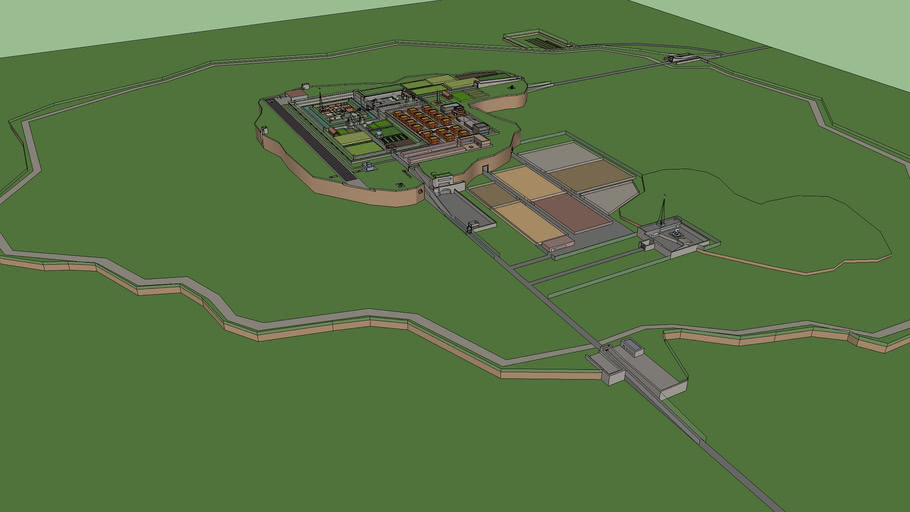 forteresse anti-zombie | 3D Warehouse