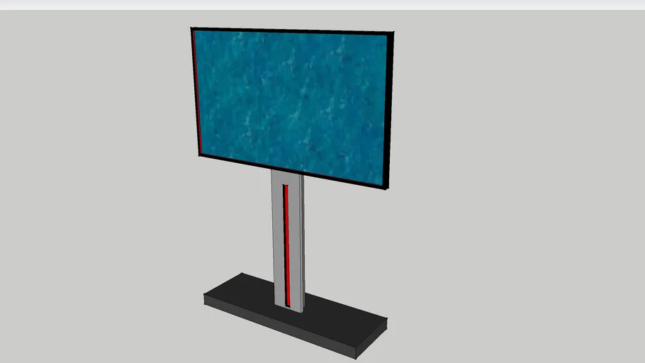 Digital presentation monitor | 3D Warehouse