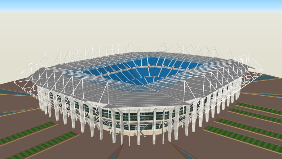Detailed Rugby Stadium (130,000 capacity) | 3D Warehouse