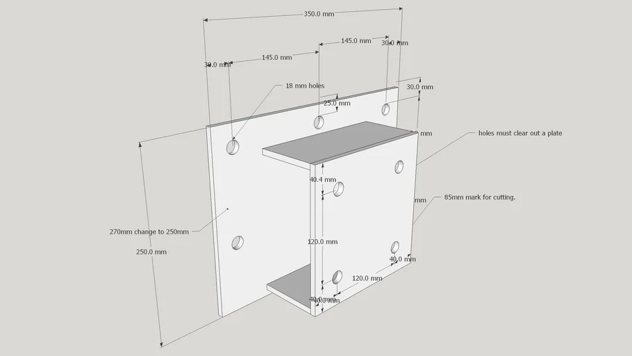 Balcony stub brackets TYPE 2 | 3D Warehouse