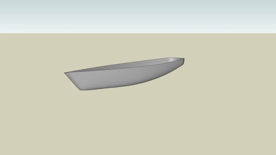generic boat hull | 3D Warehouse