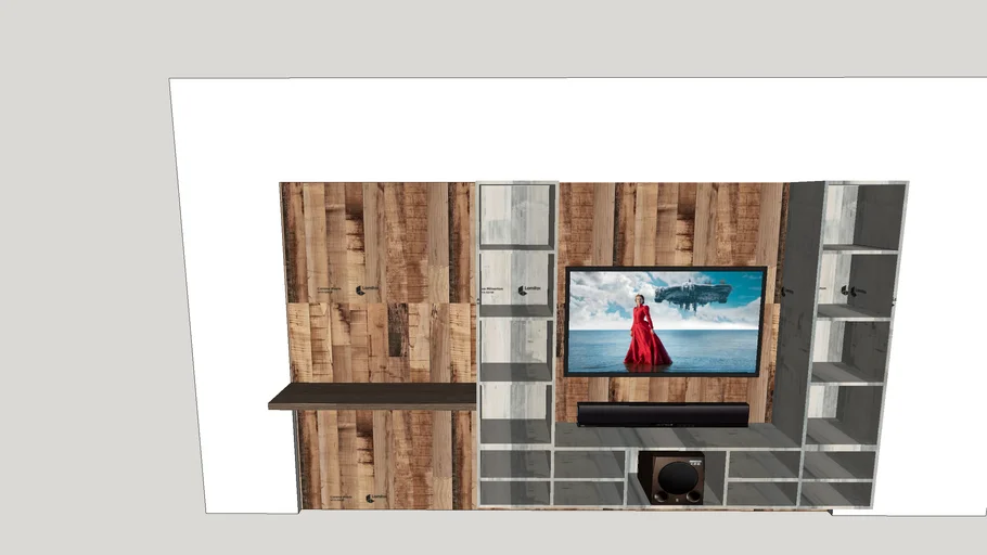 Living Room featured wall | 3D Warehouse