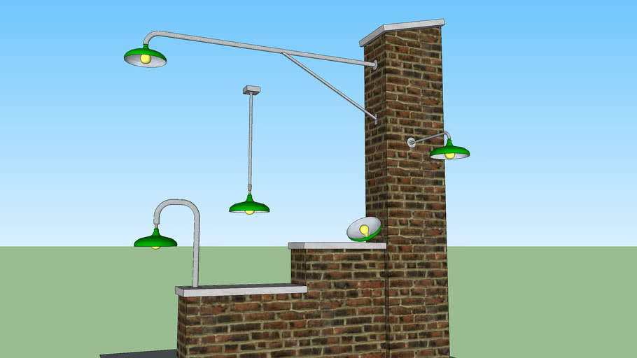 Industrial warehouse lights | 3D Warehouse