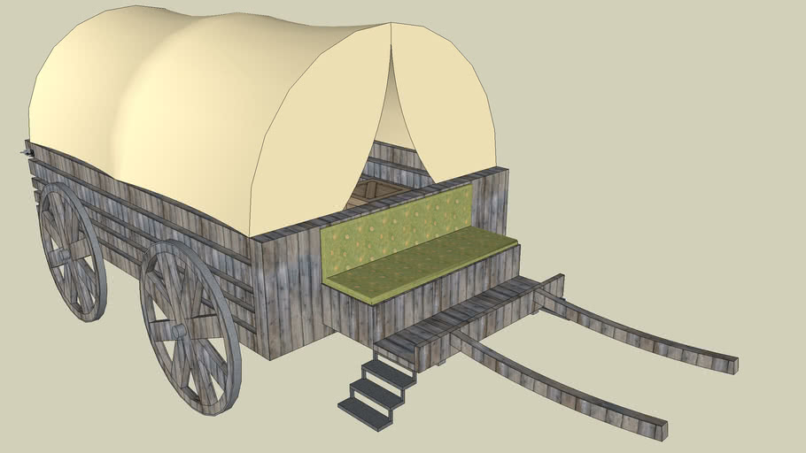 covered wagon | 3D Warehouse