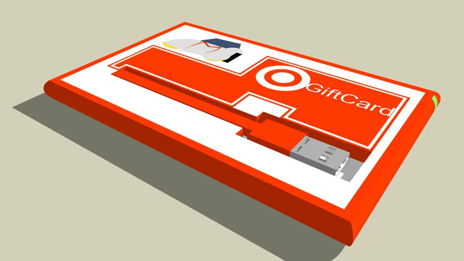 Speed Racer Target Memory Card/Gift Card | 3D Warehouse