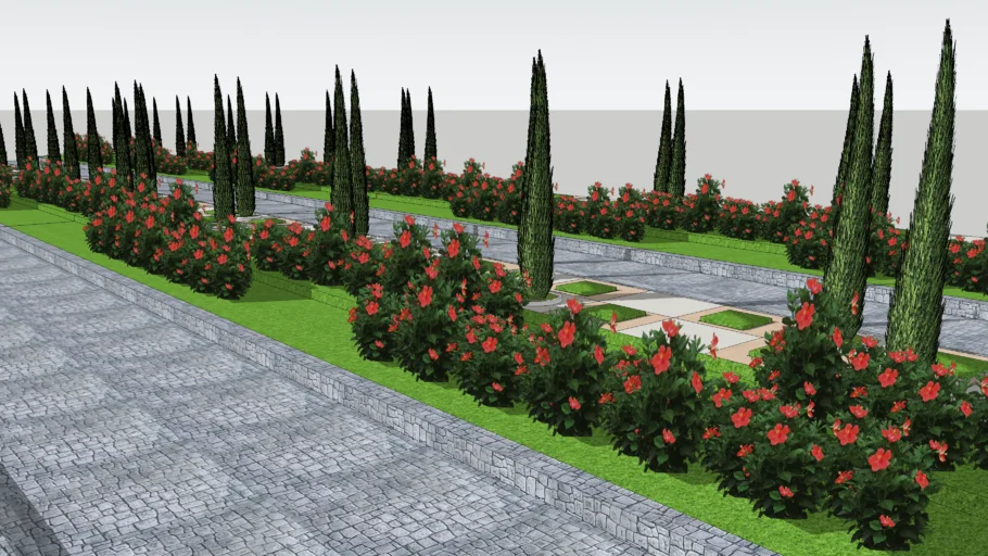 3d Sketchup Model Landscape LANDSCAPE Model 3D Warehouse