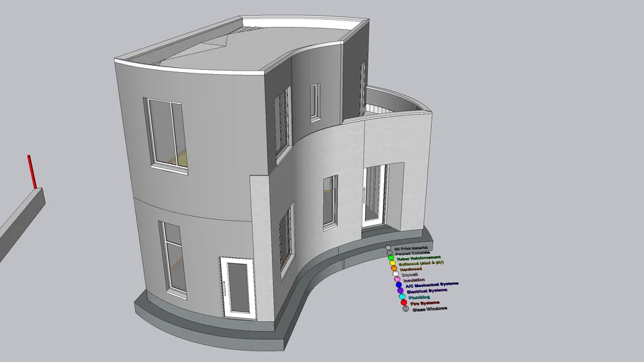 Apis Cor ORWO House for Hololens | 3D Warehouse