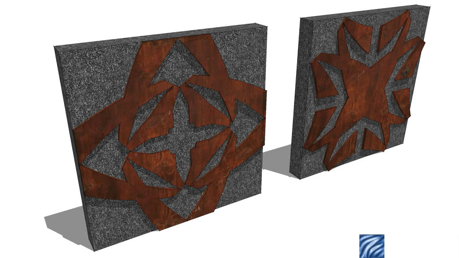 Snowflake Diffusion Absorbers | 3D Warehouse