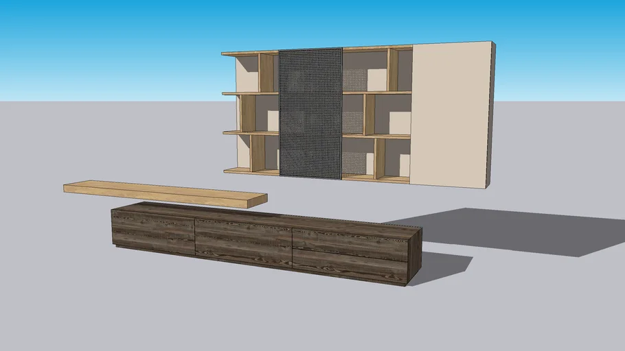 TV Unit | 3D Warehouse