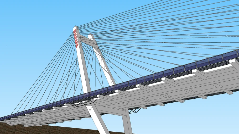 suspension bridge | 3D Warehouse