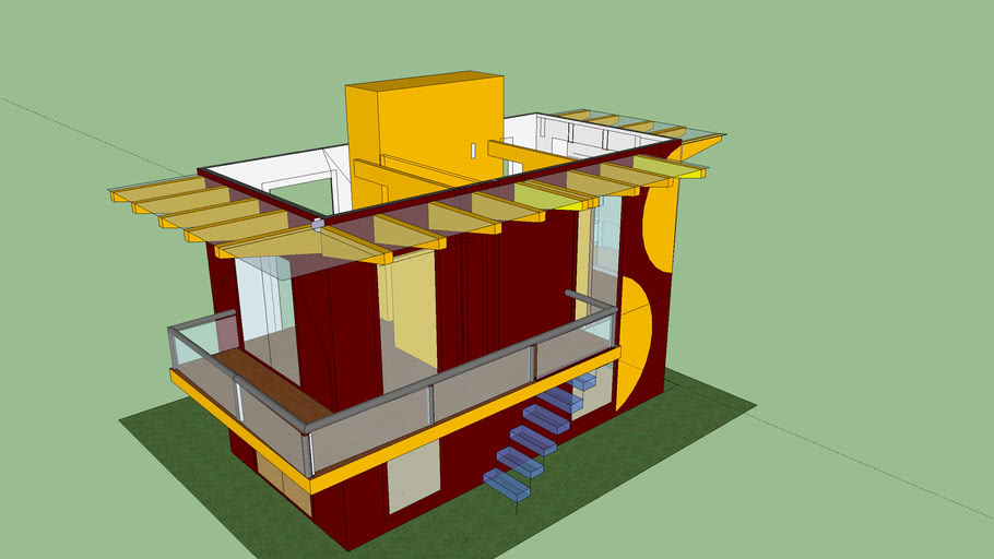 edicula duplex com area externa | 3D Warehouse