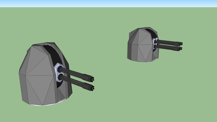 20mm Dual Close in Weapon system (CIWs) | 3D Warehouse