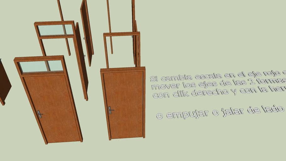 Puertas dinamicas | 3D Warehouse