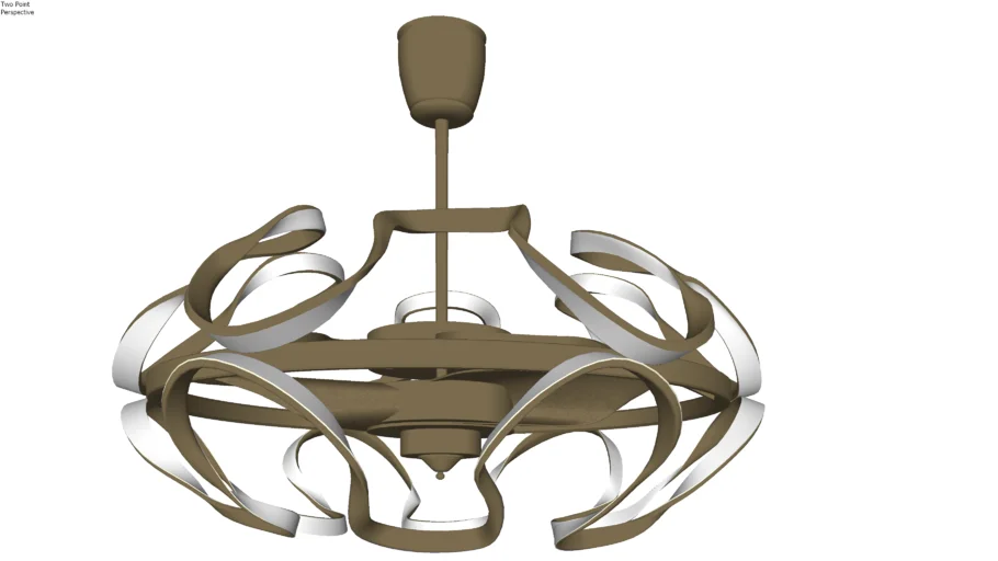 WINDFLOWER GOLD - Designer Fan by Fanzart VRAY Ready Fan | 3D Warehouse