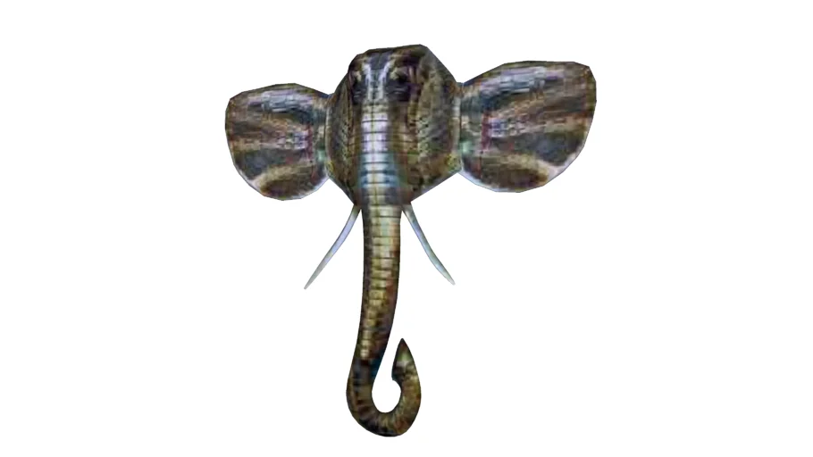 Elephant Wall Decoration | 3D Warehouse