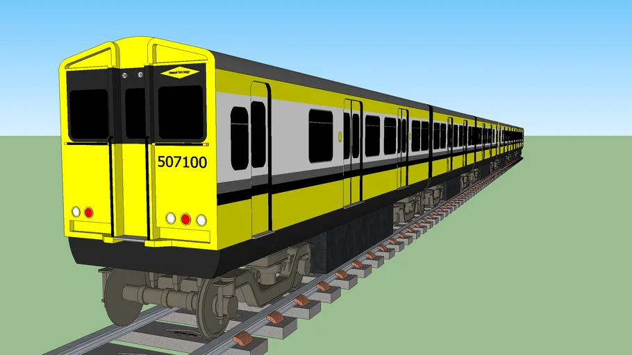 merseyrail electric 1980s (six car) | 3D Warehouse