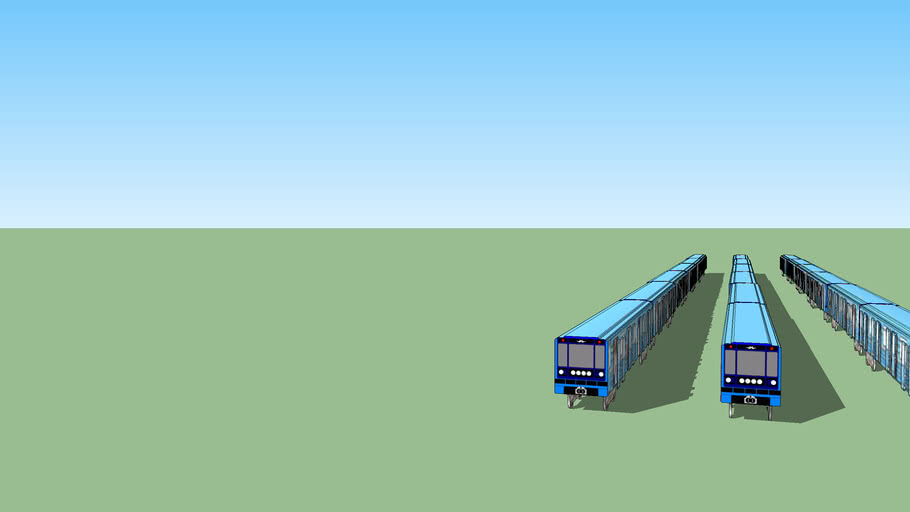 Moscow Metro (three trains 81-717.5) | 3D Warehouse