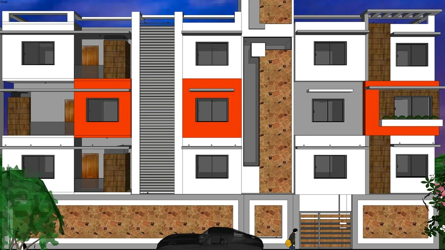 multi family house | 3D Warehouse