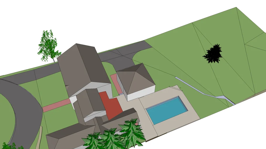 1805 Chester Pre Pool and Garage | 3D Warehouse