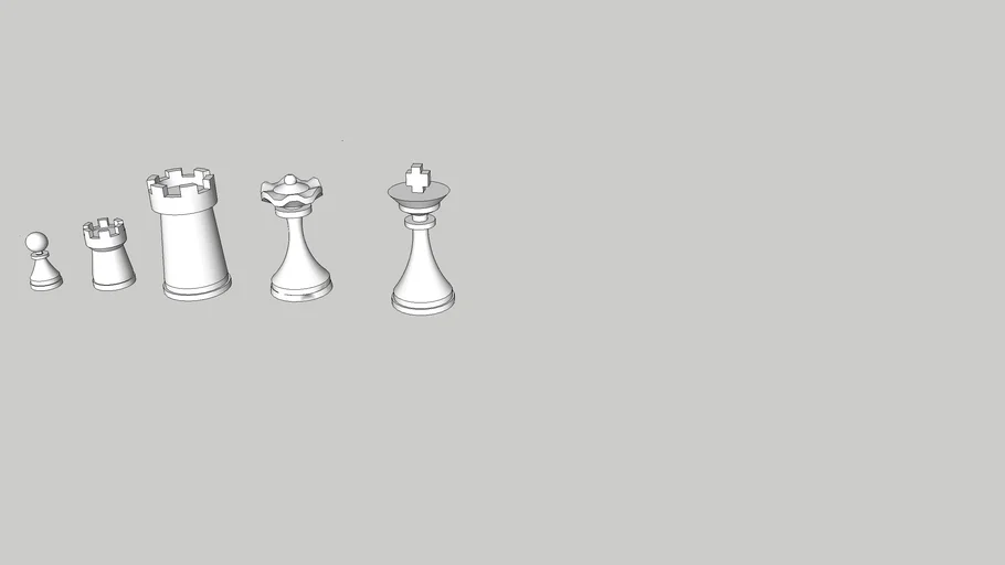 scacchi chess pieces | 3D Warehouse
