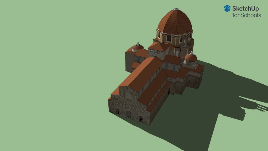 RENAISSANCE PROJECT 3D RENDER BASILICA OF SAN LORENZO HUMANITIES | 3D ...