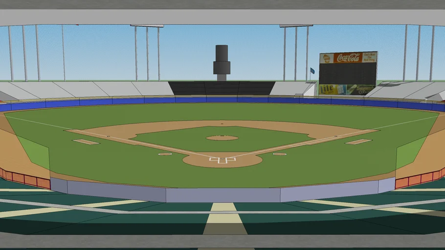Milwaukee County Stadium (WIP) | 3D Warehouse