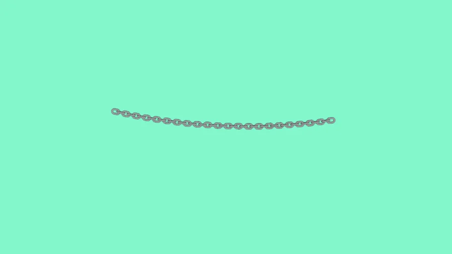 Chain to hang between two posts | 3D Warehouse