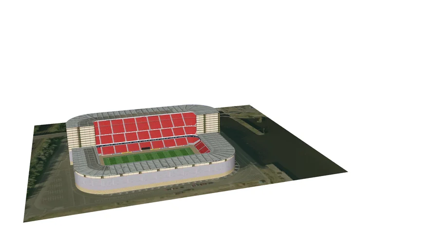 Riverside Stadium with after upgrade | 3D Warehouse