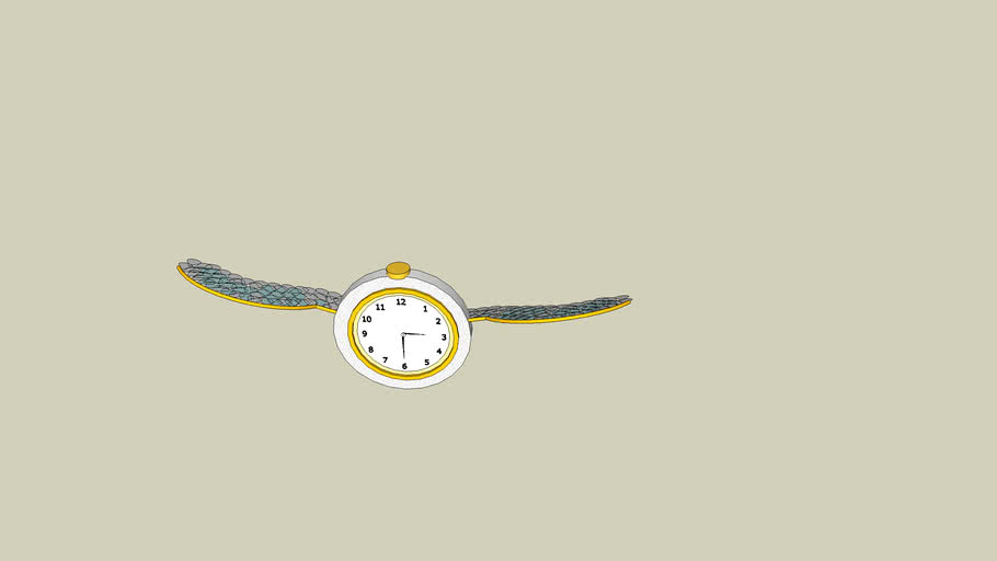 Time Flies Flying Novelty Clock | 3D Warehouse