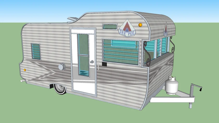 1963 TEE PEE TRAVEL TRAILER | 3D Warehouse