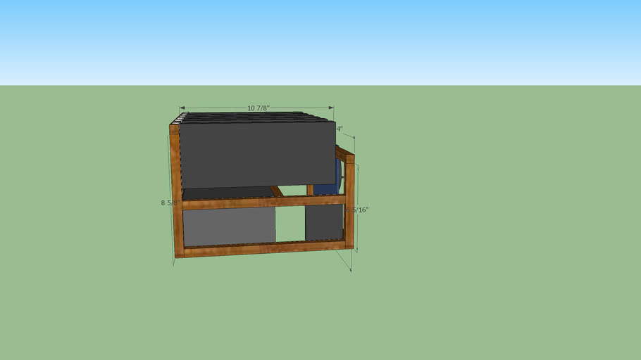 6 GPU Crypto Mining Rig Frame 3.0b | 3D Warehouse