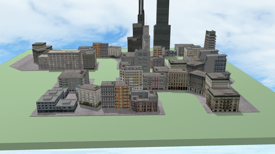 Futuristic City | 3D Warehouse