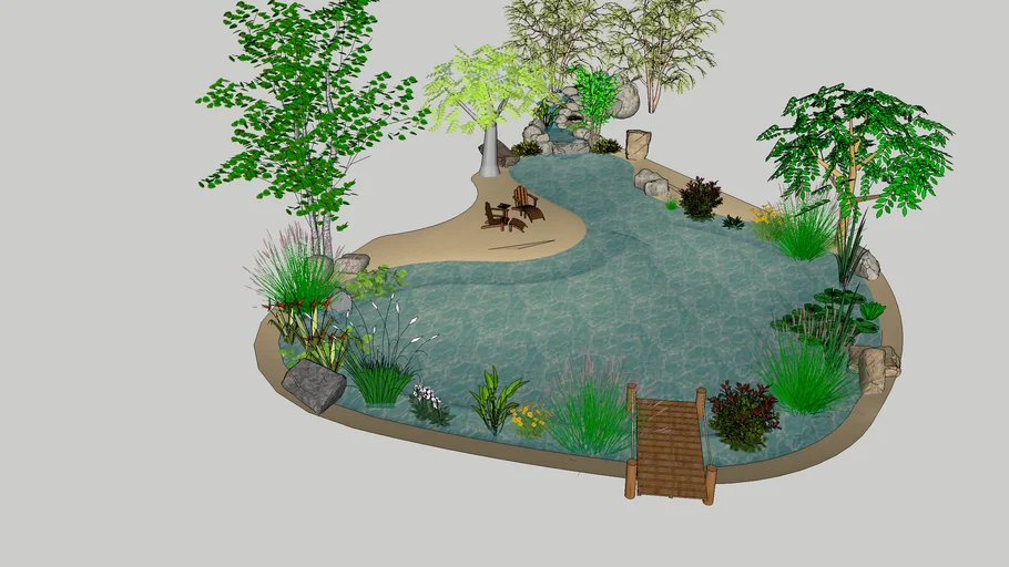 pool biological lake | 3D Warehouse