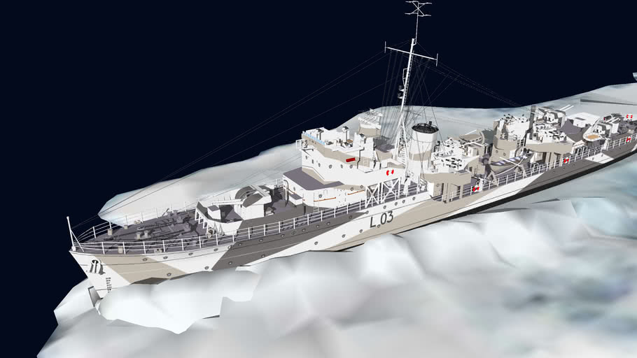 ww2-British-Destroyer | 3D Warehouse