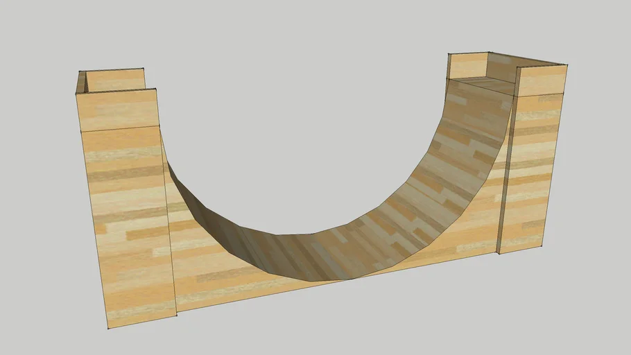 Simple Half Pipe | 3D Warehouse