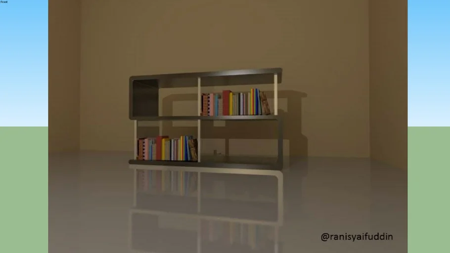 Letter S Bookshelf | 3D Warehouse