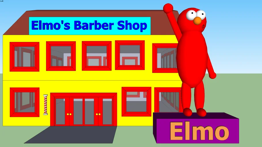 Elmo's Barber Shop | 3D Warehouse