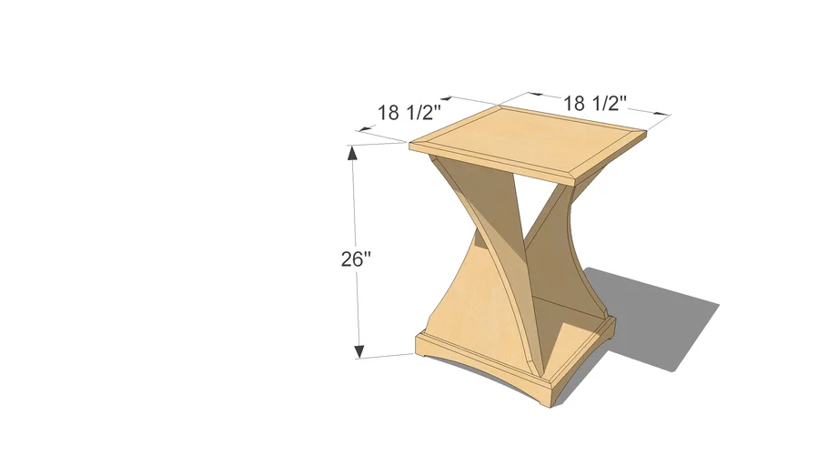 Twisted Table | 3D Warehouse