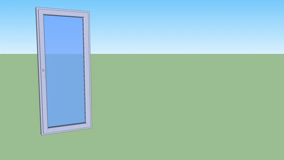 Fenetre 880x2120 1 ventail ouvrant droite | 3D Warehouse