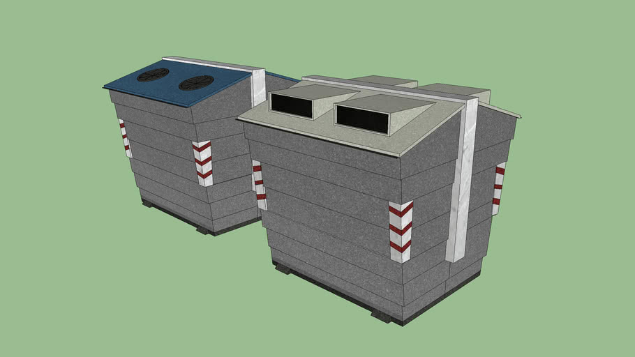 Differentiated garbage bucket | 3D Warehouse