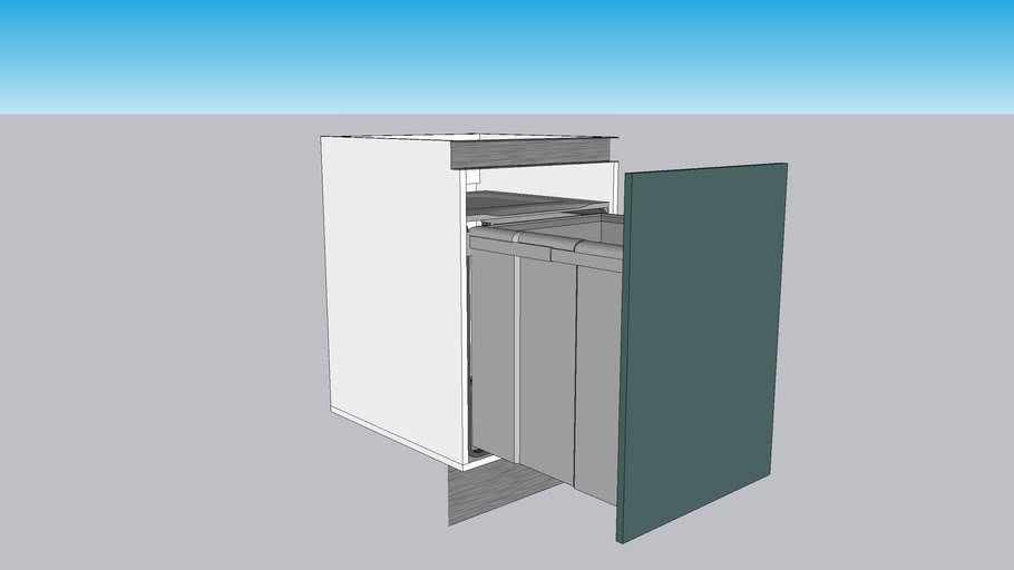caisson cuisine poubelle | 3D Warehouse