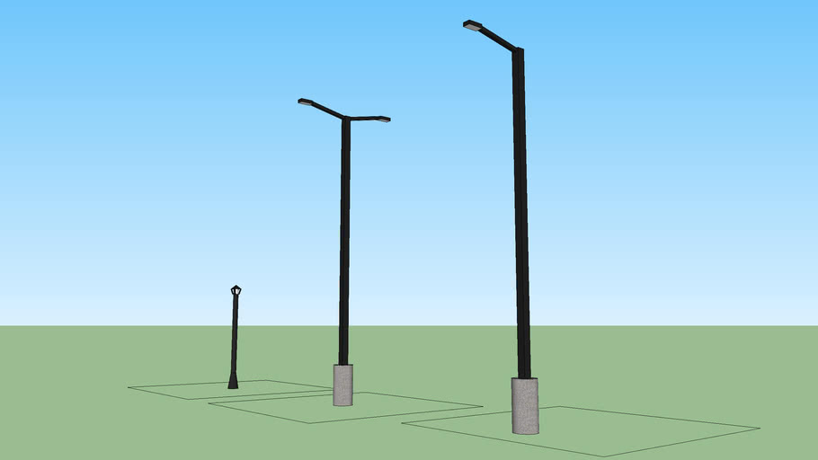 Street Light Set | 3D Warehouse